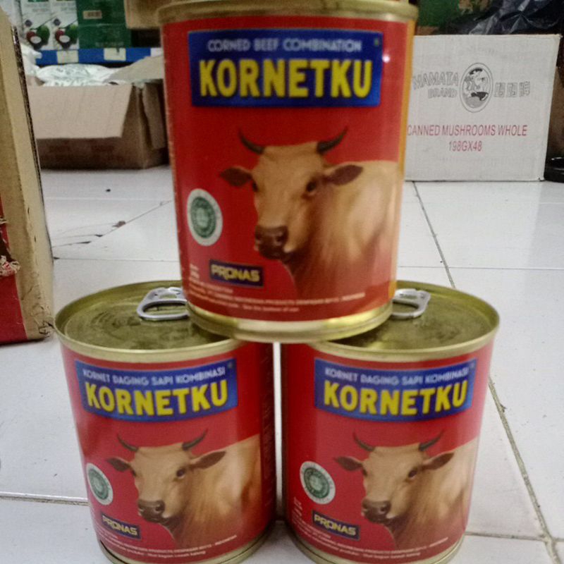 Jual Kornetku/kornet daging sapi/kornet sapi pronas/kornet kaleng ...