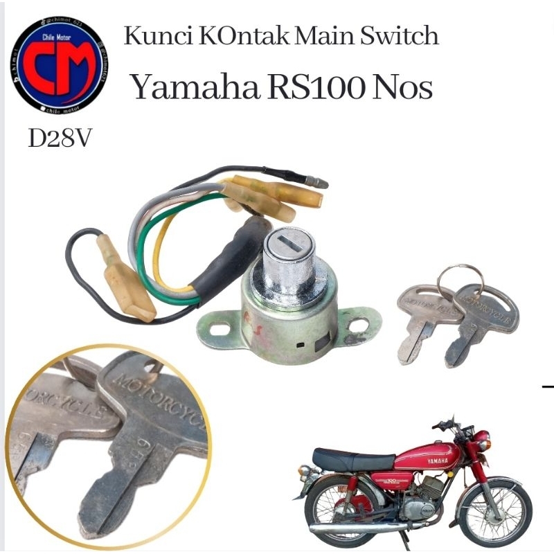 Jual Main Switch Contac Yamaha RS100 RS 100 Marking Angka Nos Marking ...
