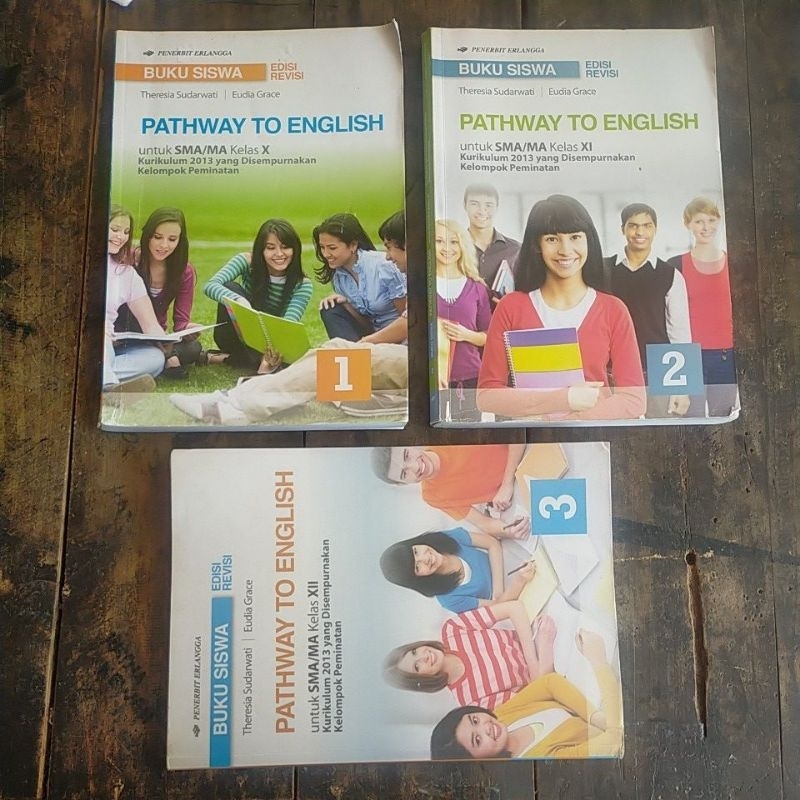 Jual buku siswa pathway to english edisi revisi SMA kelas X , XI , XII ...