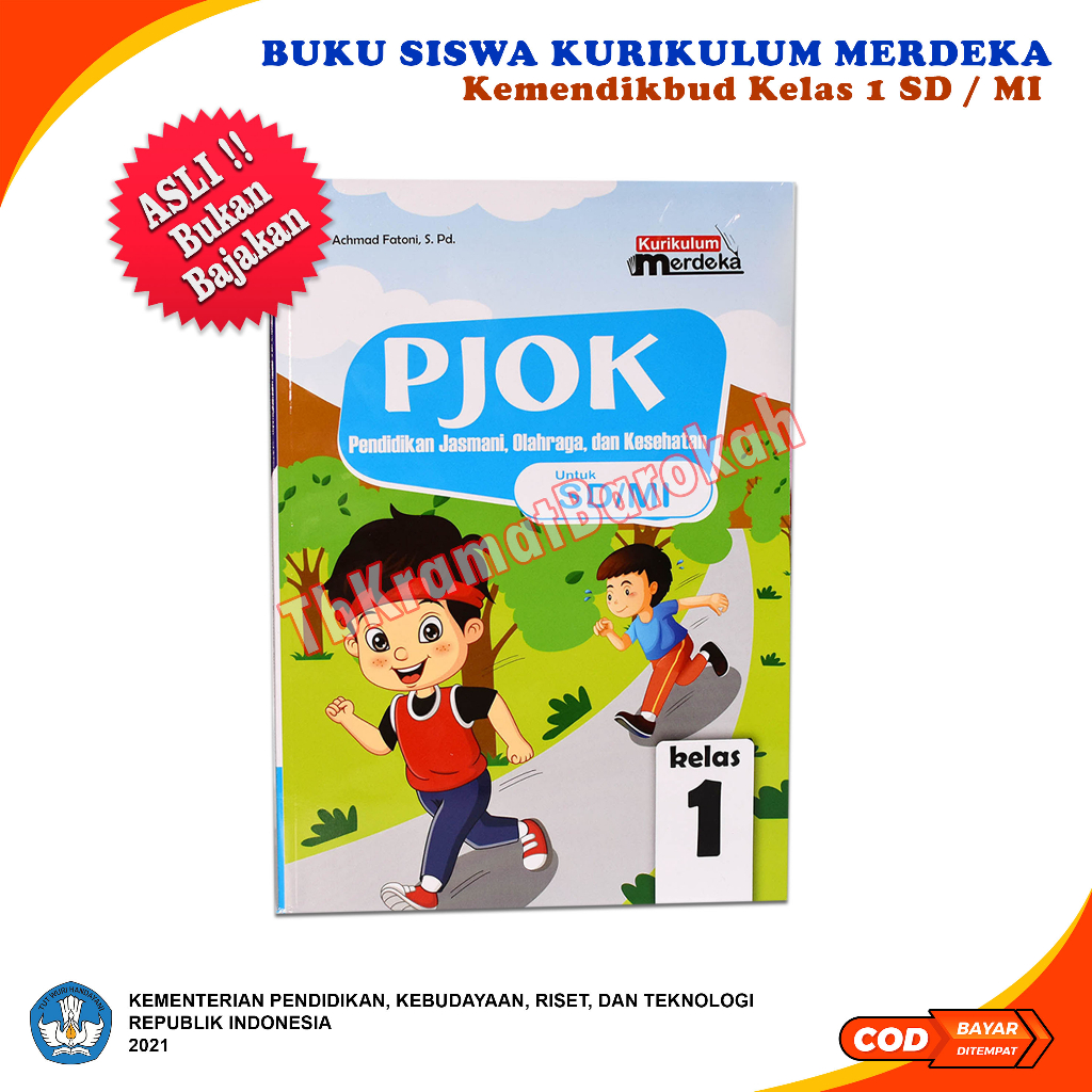 Jual Buku Paket Siswa PJOK Pendidikan Jasmani Olahraga dan Kesehatan Kurikulum Merdeka Kelas 1 ...