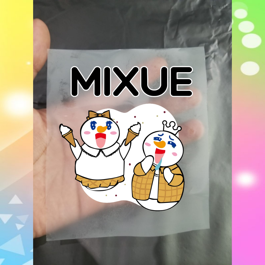 Jual Sablon setrika satuan TEMA MIXUE TEMA PART 2 ukr 15cm karakter ...
