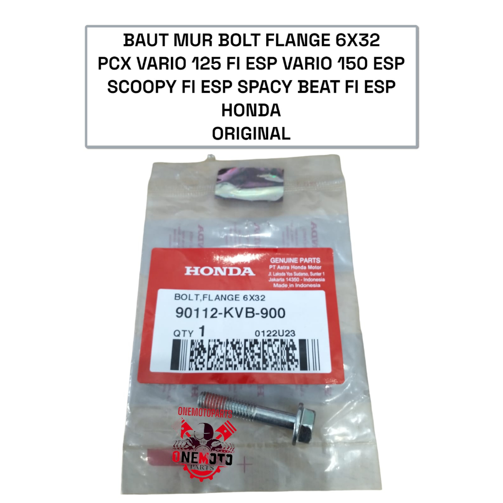 Jual BAUT MUR BOLT FLANGE 6X32 PCX VARIO 125 150 SCOOPY SPACY BEAT FI ...