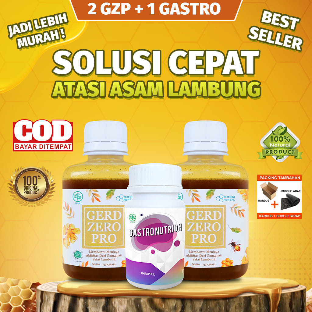 Jual GERD ZERO PRO OBAT LAMBUNG ATASI GERD DISPEPSIA GASTRITIS DAN ...