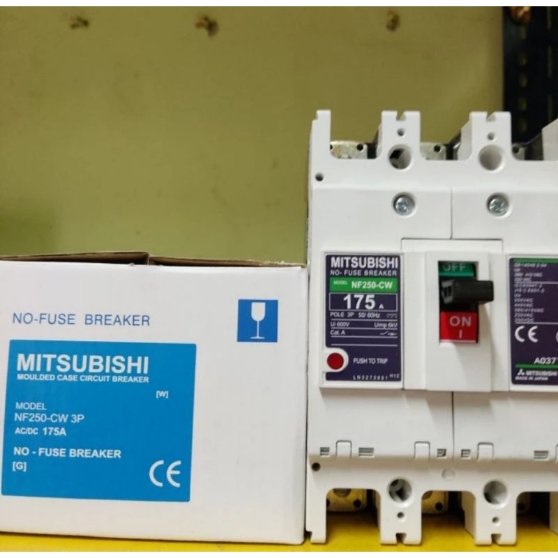 Jual MCCB NFB breaker Mitsubishi NF-250CW NF250CW NF250-CW 175A ...