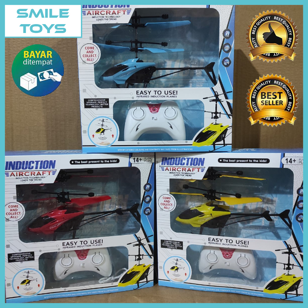 Jual Smile - Mainan Helikopter Remote Control Cas USB - Mini Helicopter ...
