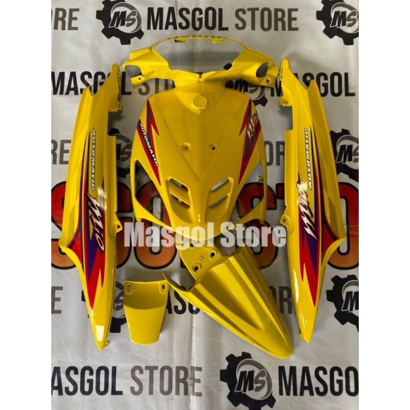 Jual Cover Full body halus Yamaha Mio sporty Merah Kuning Biru Putih ...