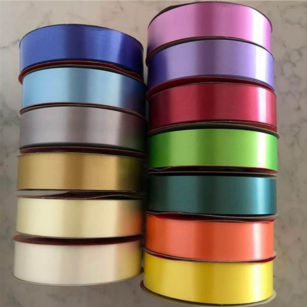 Jual 1 METER Pita Kado Plastik Polos Lebar 3/4 inch (2 cm) / Pita Jepang | Shopee Indonesia