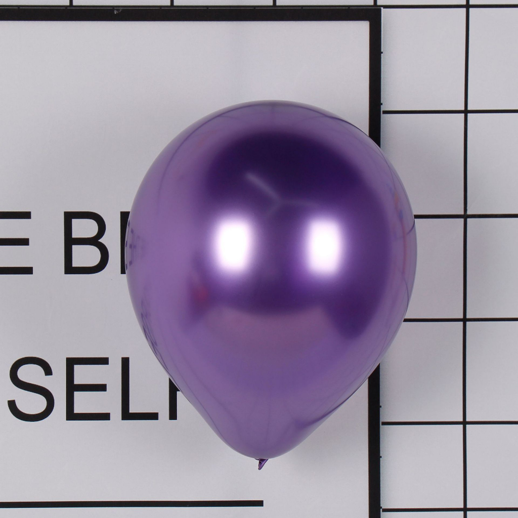 Jual aiGooTan - BALON CHROME 10 INCH - Baloon Latex Double Metalik ...