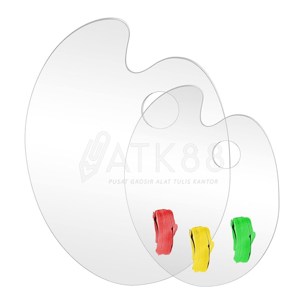 Jual Palet Melukis Acrylic Transparan No. 3 / Transparant Palette ATK88 ...