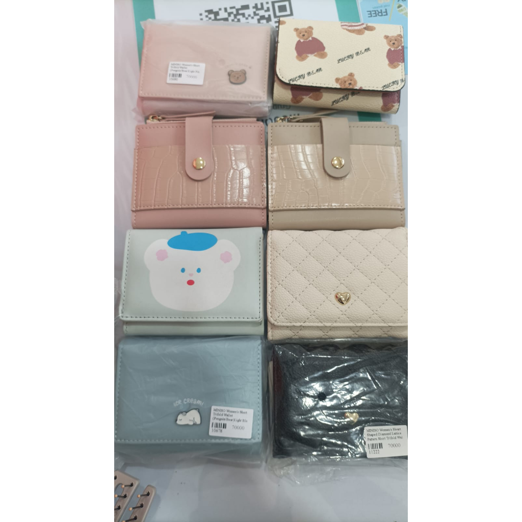 Jual MINISO DOMPET MINI CEWEK IMUT BANYAK PILIHAN CEK VARIASI | Shopee ...