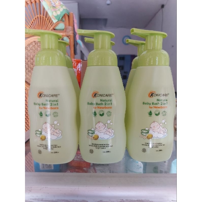 Jual KONICARE Baby Bath 2in1 300ml (new born) | Shopee Indonesia