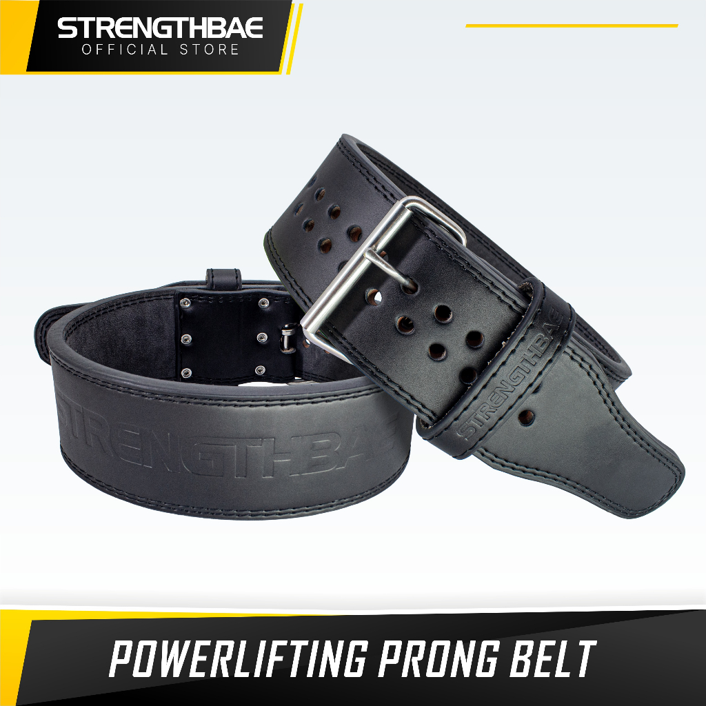 Jual Single Prong Belt STRENGTHBAE Sabuk Powerlifting 13mm Gym Lifting ...