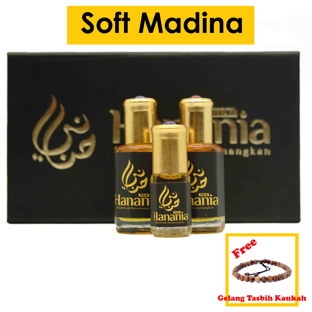 Jual [Beli 1 Gratis 2] Parfum Hanania Soft Madina Parfum Sholat Soft ...
