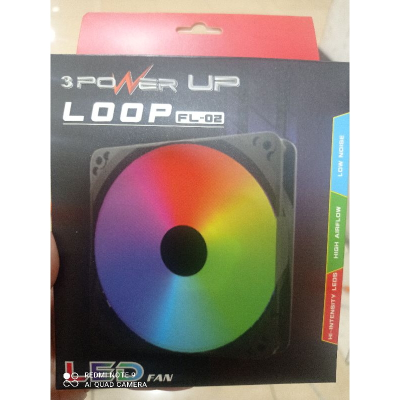 Jual FAN CASING POWER UP LOOP FL-02 RGB 12CM | Shopee Indonesia