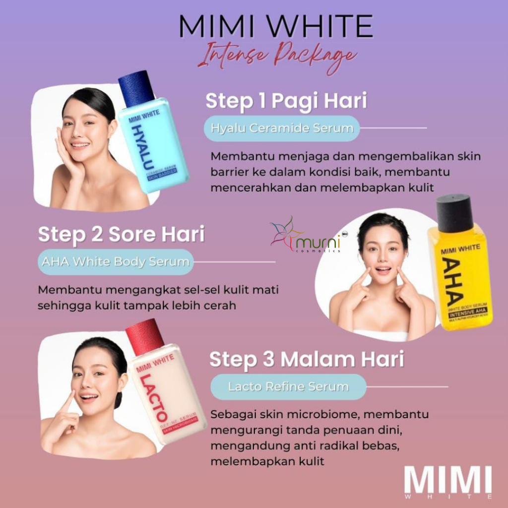 Jual AHA MIMI WHITE SERUM | Shopee Indonesia
