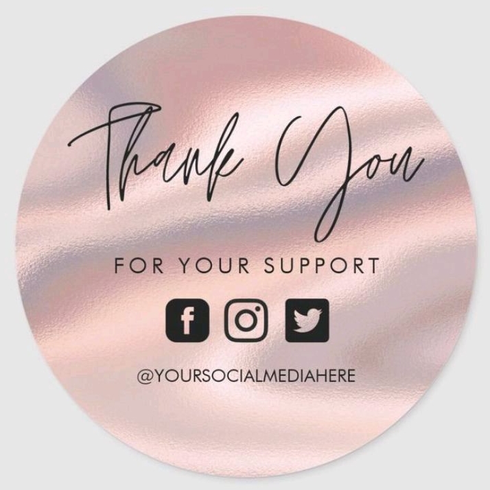 Jual Cetak Stiker Label bulat/ Toko Olshop Kue Bakery Kemasan Produk ...