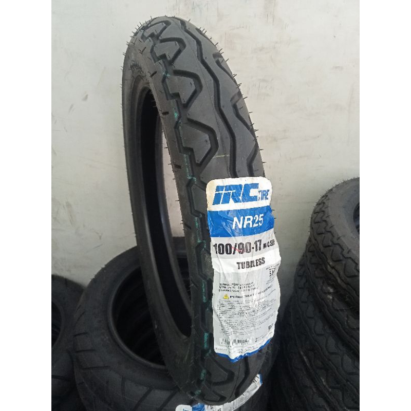 Jual Ban tubless 100/90 17 irc NR 25#ban belakang mega pro monoshock ...