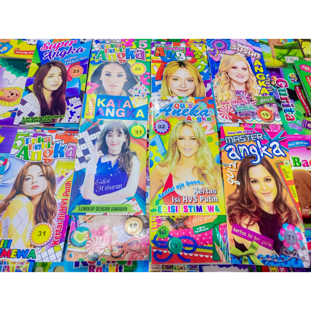 Jual Buku Tts Angka Kecil Teka Teki Silang FV | Shopee Indonesia