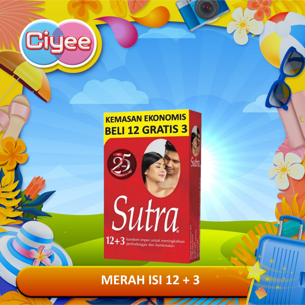 Jual Kondom Sutra Merah Isi 3 & 12 & 24 Pcs / Classic / Anti Bocor ...