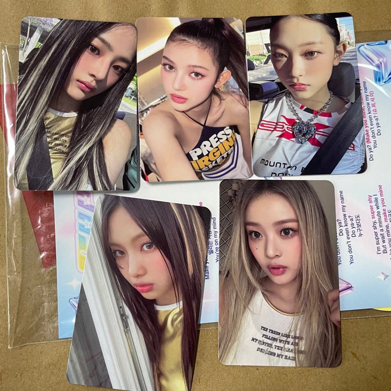 Jual newjeans super shy get up broadcast danielle minji hyein photocard | Shopee Indonesia