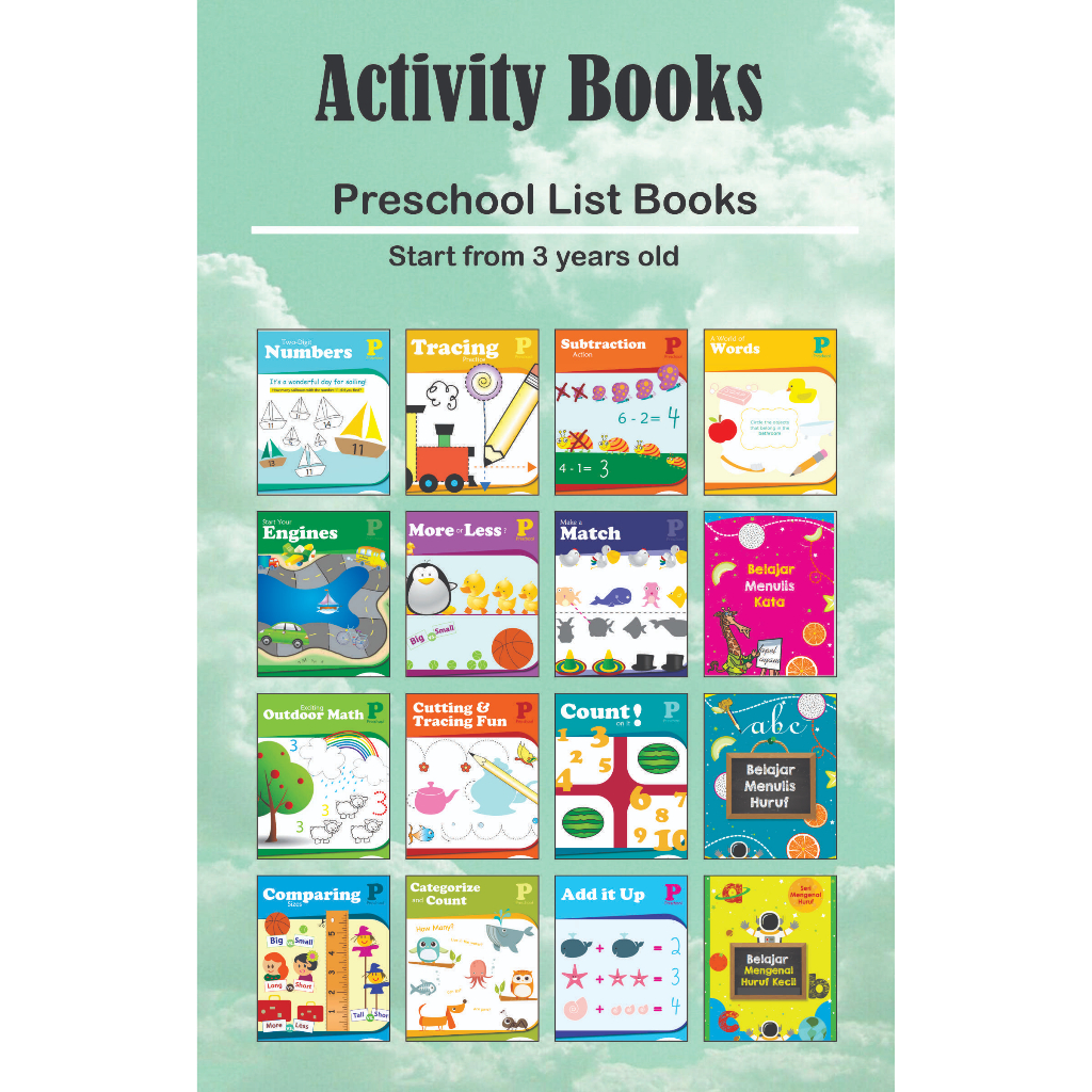 Jual Activity Book PAUD TK SD | Calistung | Menggunting | Mewarnai ...