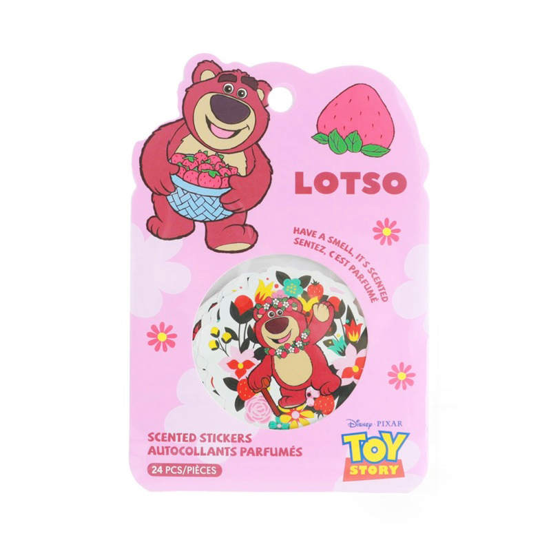 Jual LOTSO COLLECTION STRAWBERRY SCENT STICKERS PACK 24pcs MINISO ...