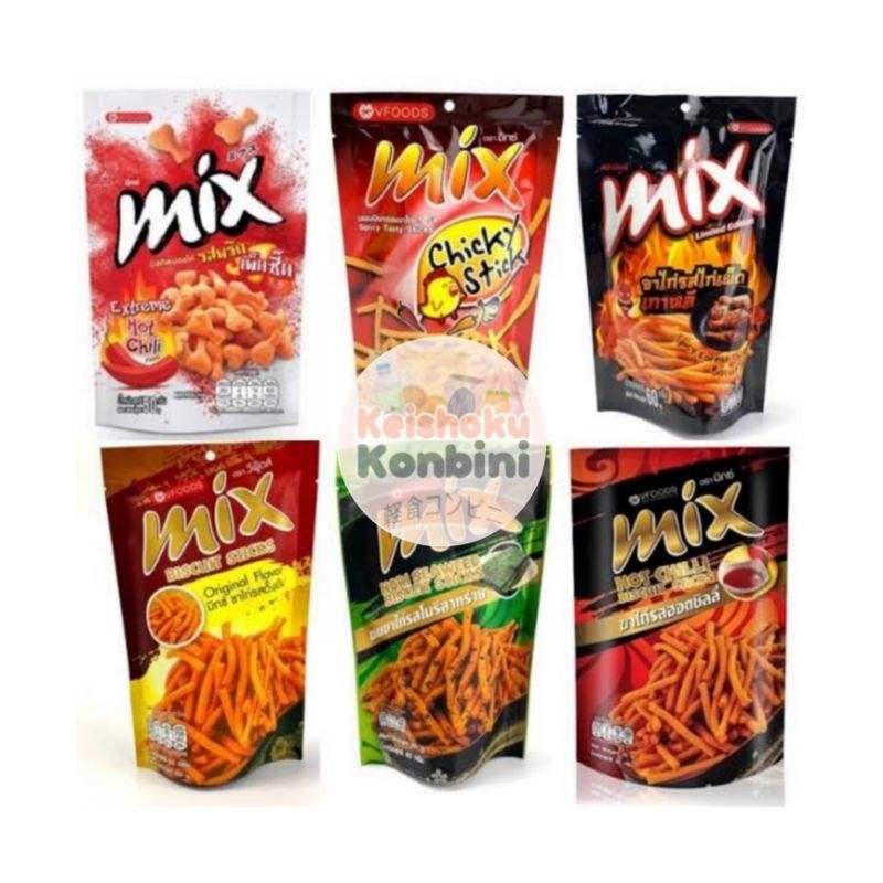 Jual VFoods Mix Snack / snack impor / cemilan / snack thai / snack ...