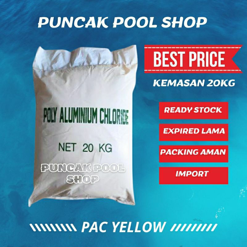 Jual PAC kolam renang / PAC china 20 Kg / PAC penjernih air / Obat ...