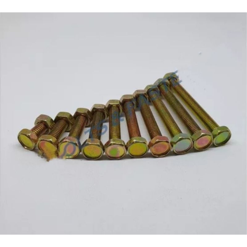 Jual Baut mur bmk M8x25 / baut kunci 12 warna kuning | Shopee Indonesia
