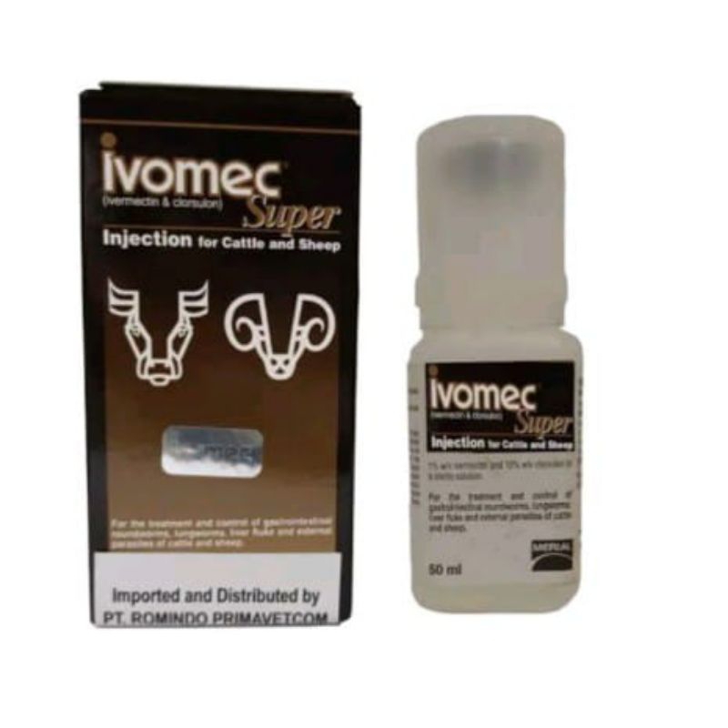 Jual ivomec super inj 50ml (anti ektoparasit dan endoparasit) | Shopee ...