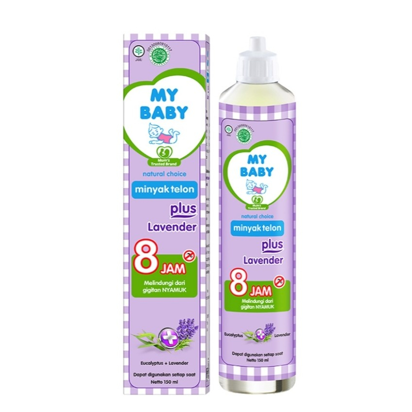 Jual MY BABY MINYAK TELON PLUS LAVENDER 150ML | Shopee Indonesia