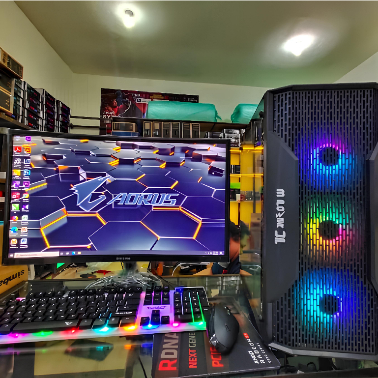 Jual Pc Gaming core i7/vga 4gb ddr5/ram 16gb/hdd 1tb/ssd 120gb/monitor ...