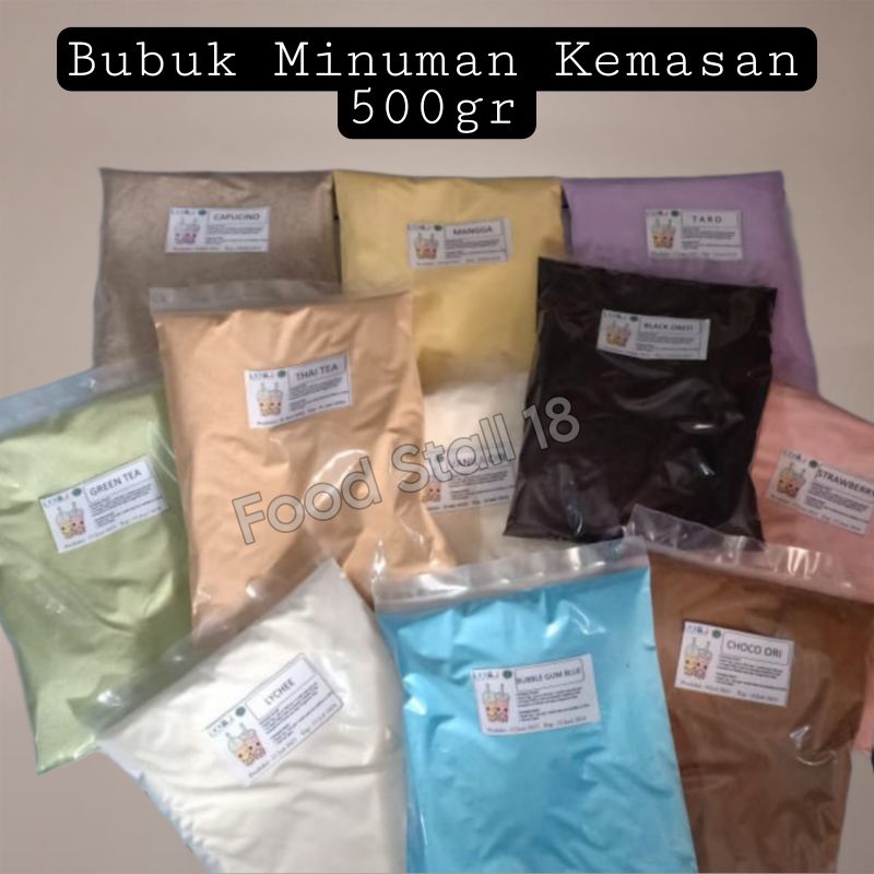 Jual Bubuk Minuman Boba Drink Kemasan 500gr | Shopee Indonesia