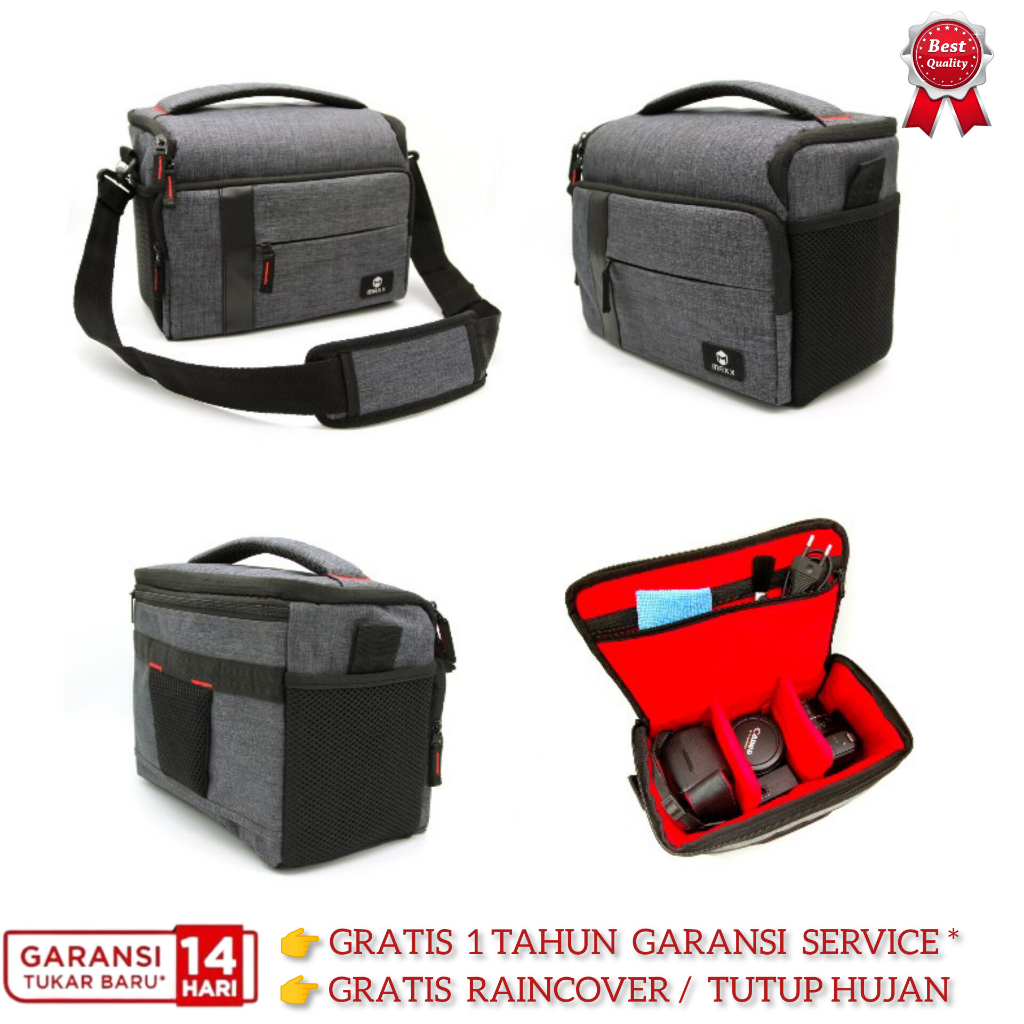 Jual Tas Kamera Selempang Evebag Mx500 for Mirrorless DSLR Camera Free ...