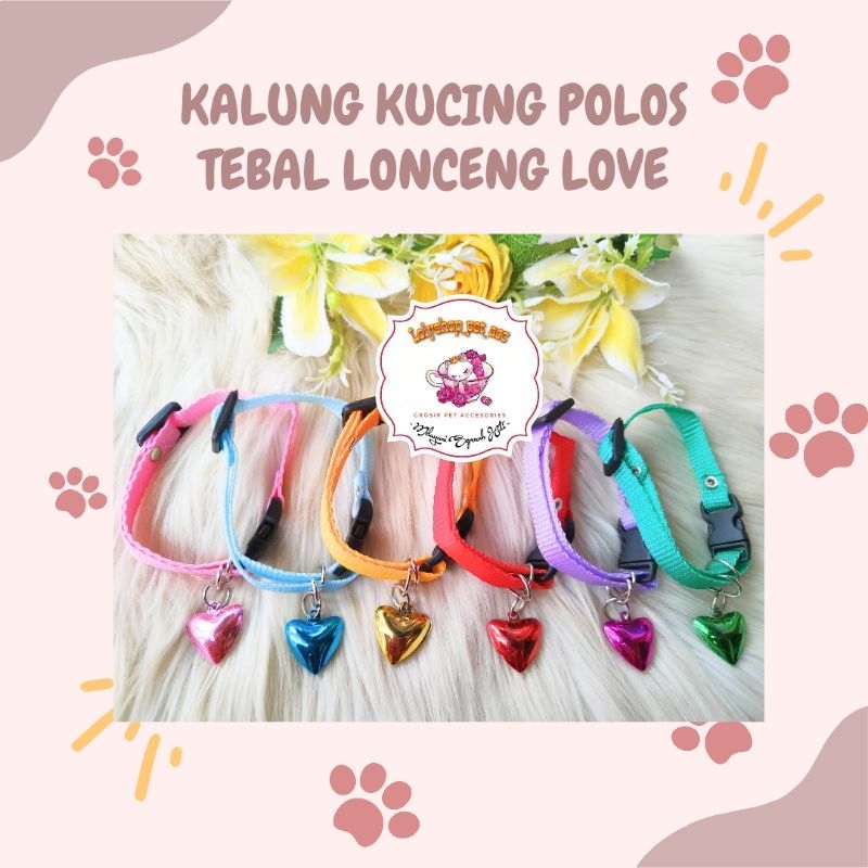 Jual KALUNG KUCING POLOS TEBAL BELL LOVE 20MM | Shopee Indonesia