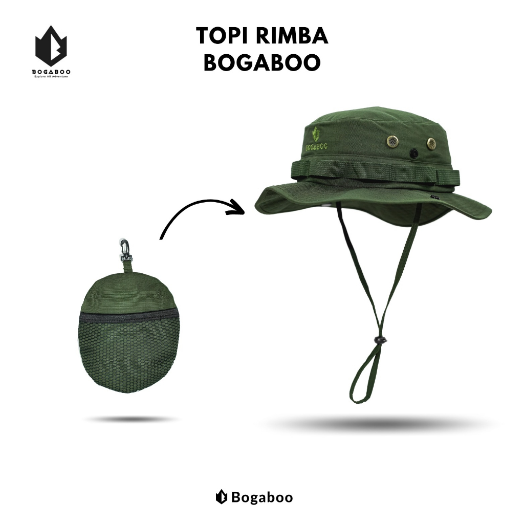 Jual BOGABOO Topi rimba lipat - hat Brackley - russ hat / cap Topi pria ...