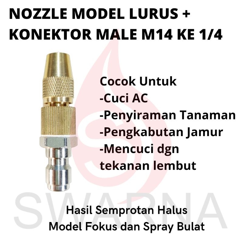 Jual NOZZLE Nozle Nozel Untuk Cuci AC Model Quick Release Jet Cleaner ...