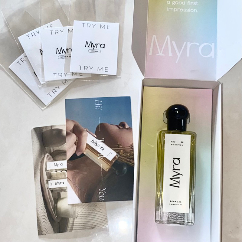 Jual MYRA SCANDAL PARFUM MYRA SCANDAL PRELOVED LENGKAP BOX DAN TESTER ...