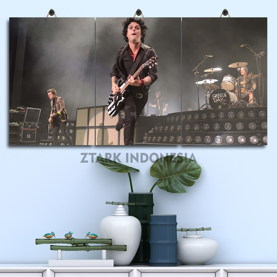 Jual POSTER KAYU MEMBER BAND GREEN DAY 60X30 MULTI PANEL | POSTER ...
