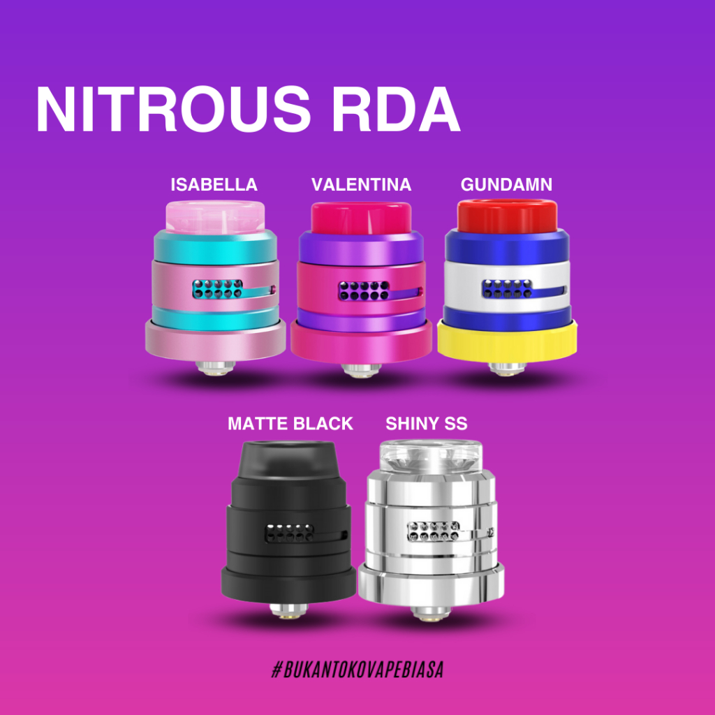 Jual NITROUS RDA DUAL CAP ONLY | Shopee Indonesia