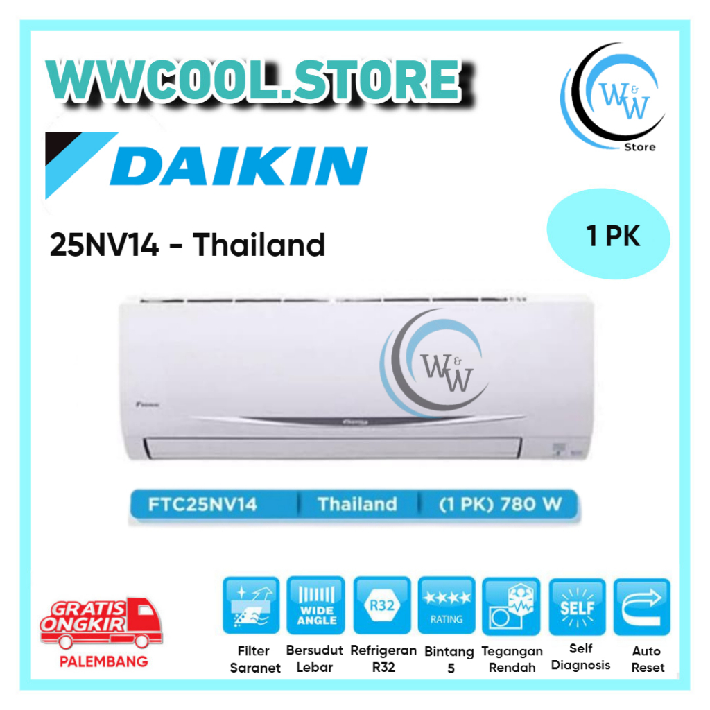 Jual AC Daikin 1 PK Thailand STC25NV14 Daikin Mini Split 1 PK | Shopee Indonesia