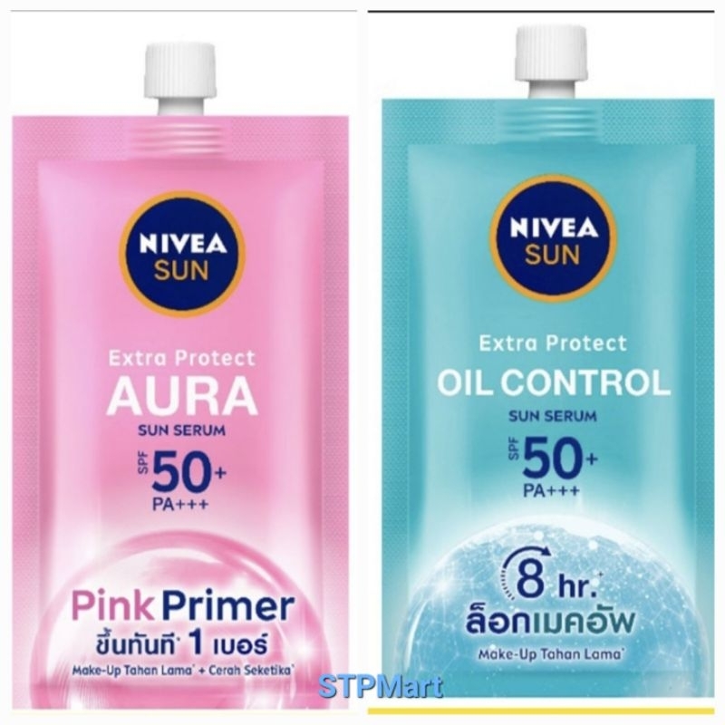 Jual NIVEA SUN SERUM EXTRA PROTECT SPF 50+ PA+++ Kemasan Sachet 7ml ...
