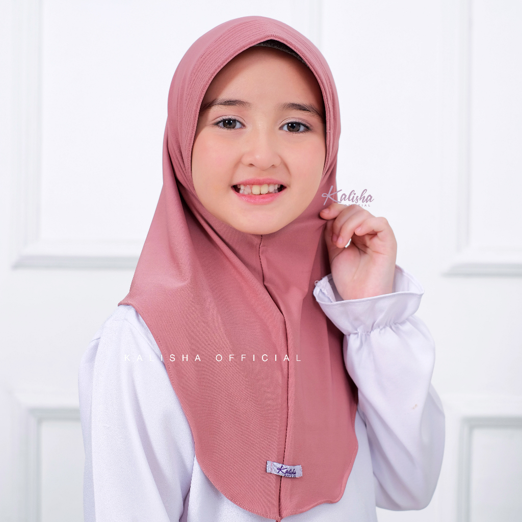 Jual Hijab Bergo Hamidah Jersey Alika Jilbab Sekolah Pinguin Anak By Kalishaofficial | Shopee ...