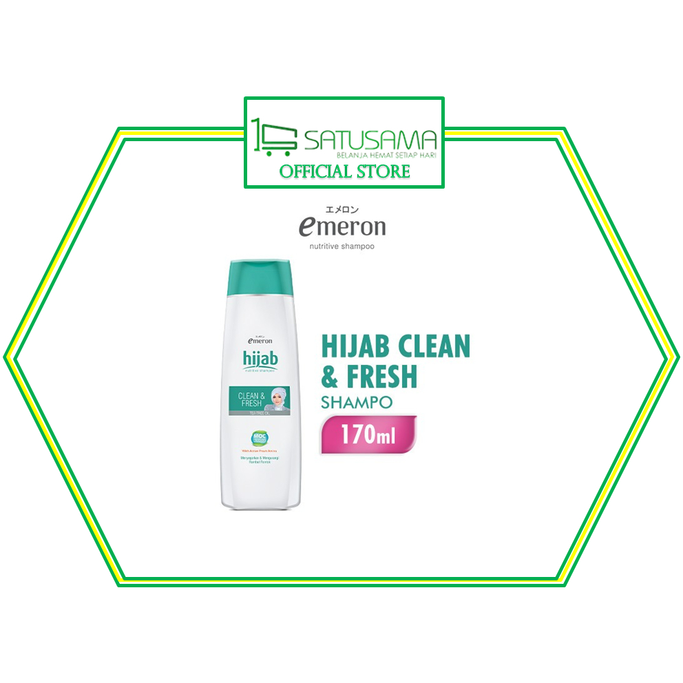 Jual EMERON SHAMPOO HIJAB CLEAN & FRESH 170 ML | Shopee Indonesia