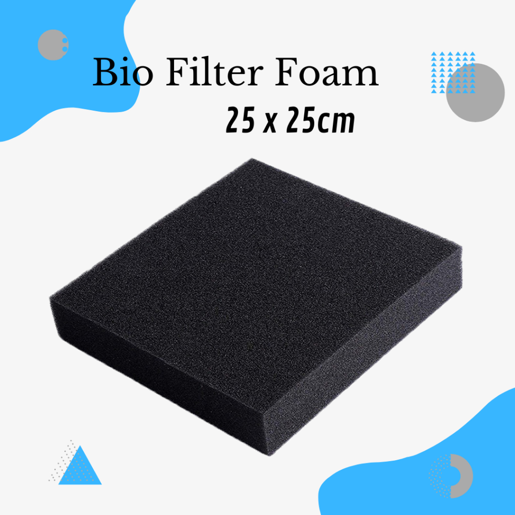 Jual Busa Filter - Biofil Filter Foam Spons Hitam Aquarium - kapas ...