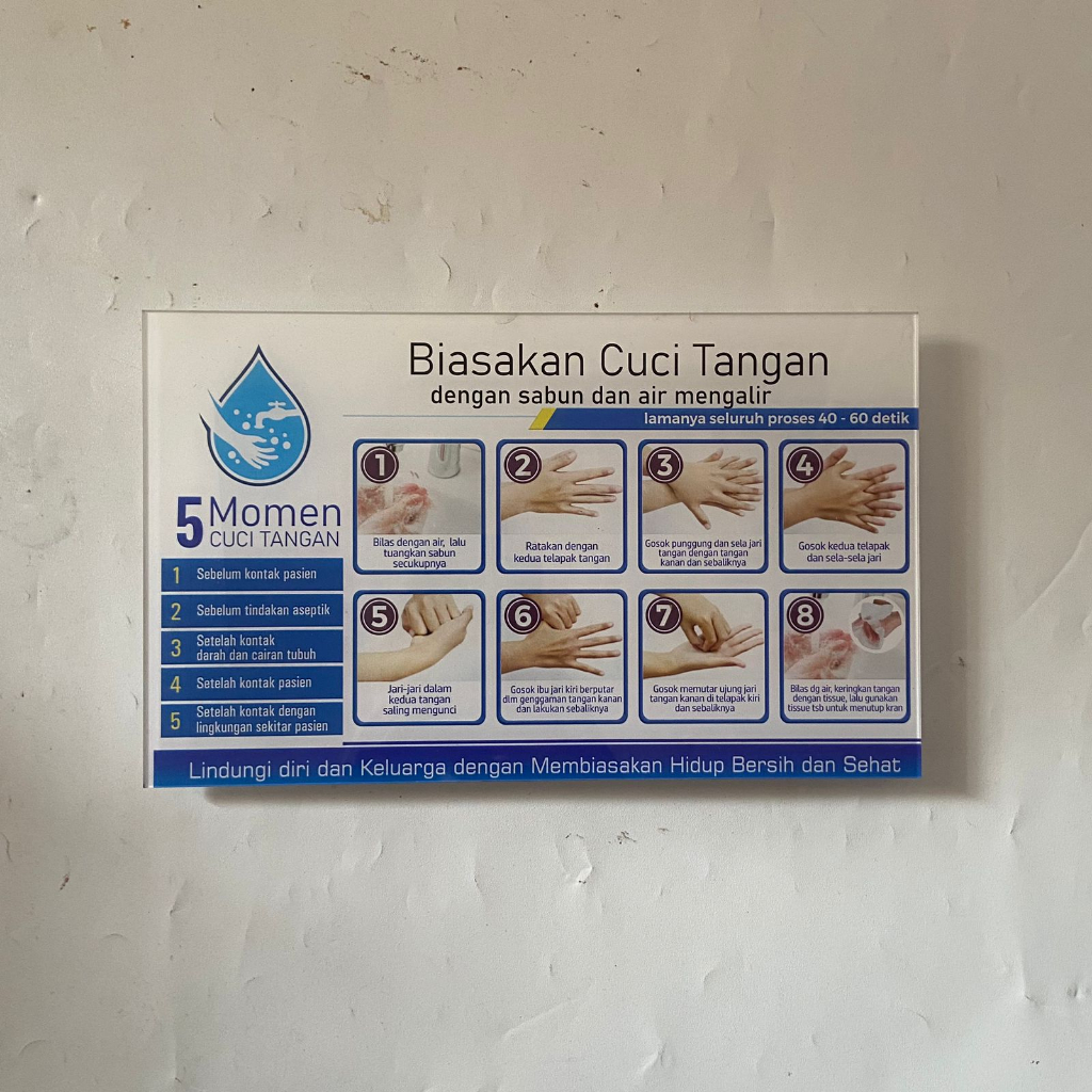 Jual Bundling Akrilik Cuci Tangan - Botol Pump - Bracket Aseptic ...