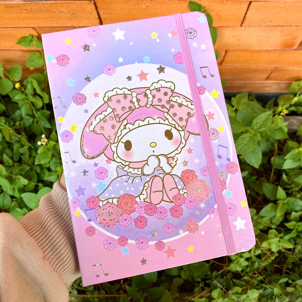 Jual Notebook Tali Sanrio Buku Tulis A5 Diary My Melody Kuromi ...