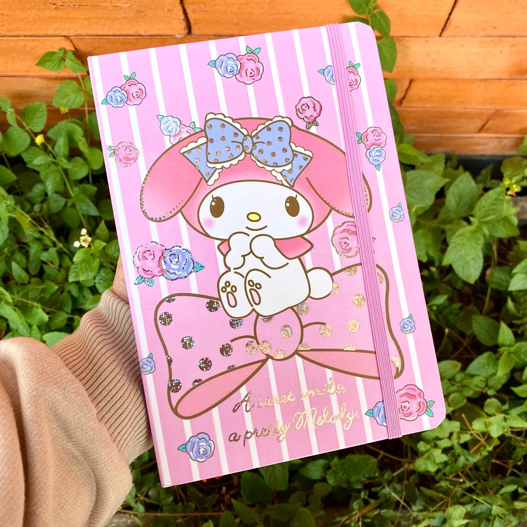Jual Notebook Tali Sanrio Buku Tulis A5 Diary My Melody Kuromi ...