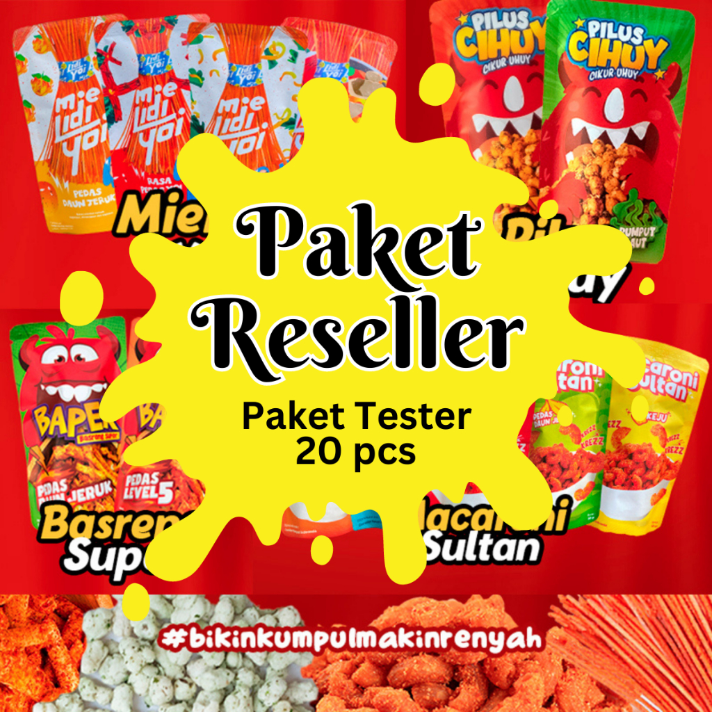 Jual SUKANYEMIL - Paket Reseller Tester 20 pcs bebas pilih varian ...