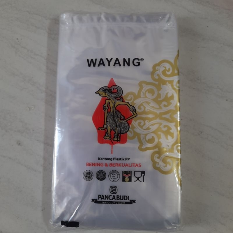 Jual KANTONG PLASTIK PP WAYANG - PLASTIK PP 03 - PP UKURAN 12 x 24( 1 ...